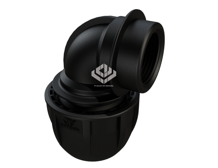 Female Threaded Elbow (FTE) HDPE Penguin Smart Compression 20 mm (1/2 ...