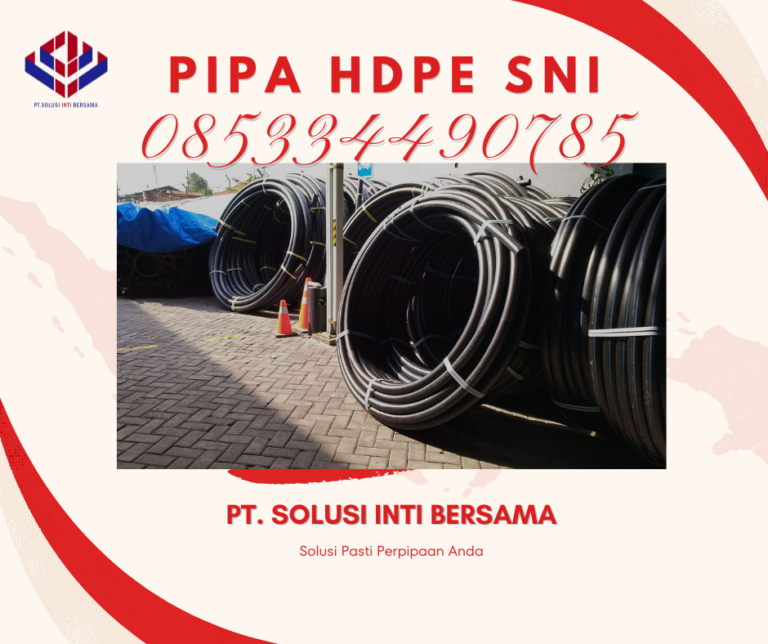 Pipa HDPE Distribusi Air Bersih PDAM - PT Solusi Inti Bersama