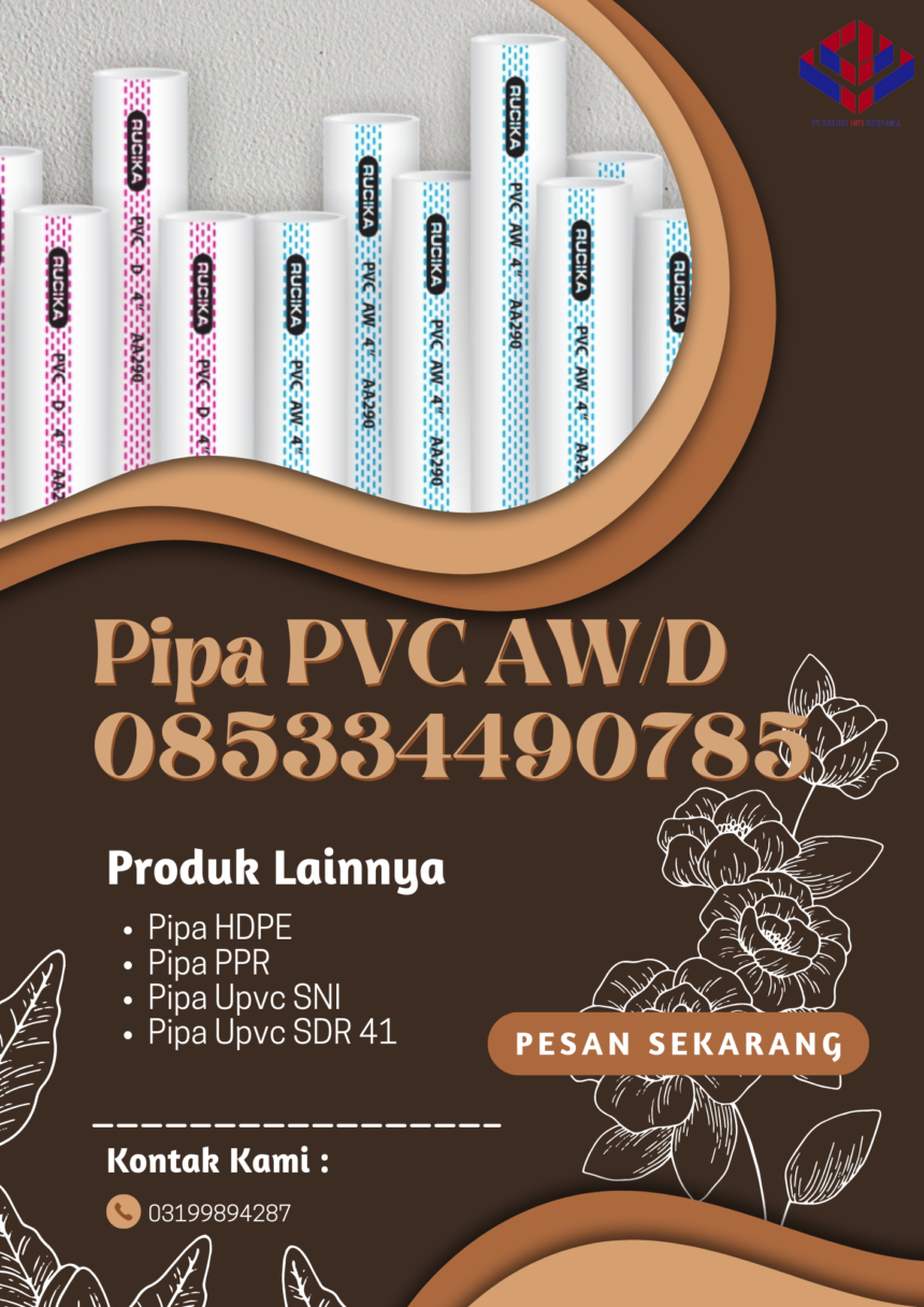 Pipa PVC AW Rucika 2 inch - PT Solusi Inti Bersama